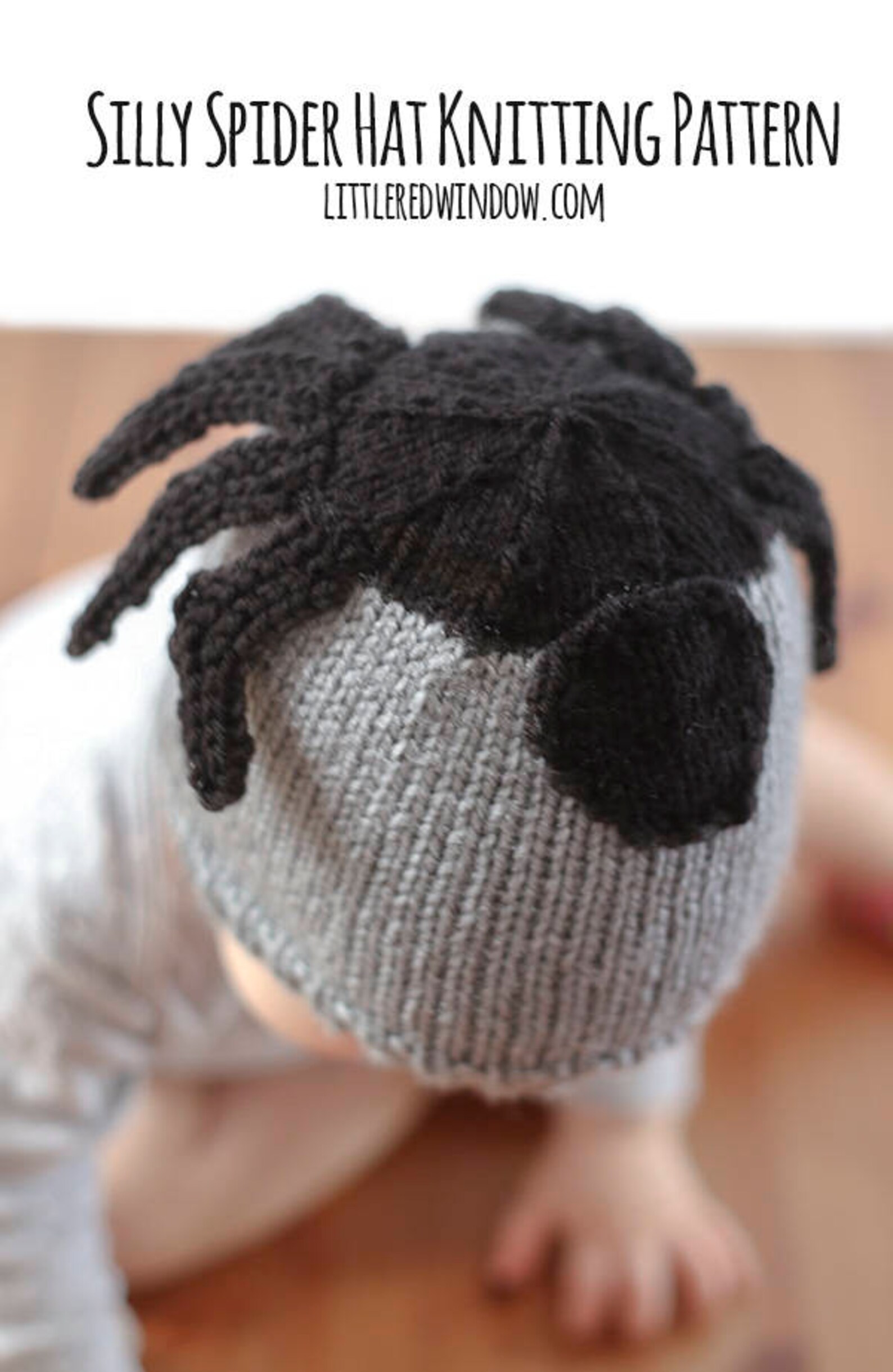 Baby Spider Hat KNITTING PATTERN - Halloween Knit Hat Pattern, Toddler ...
