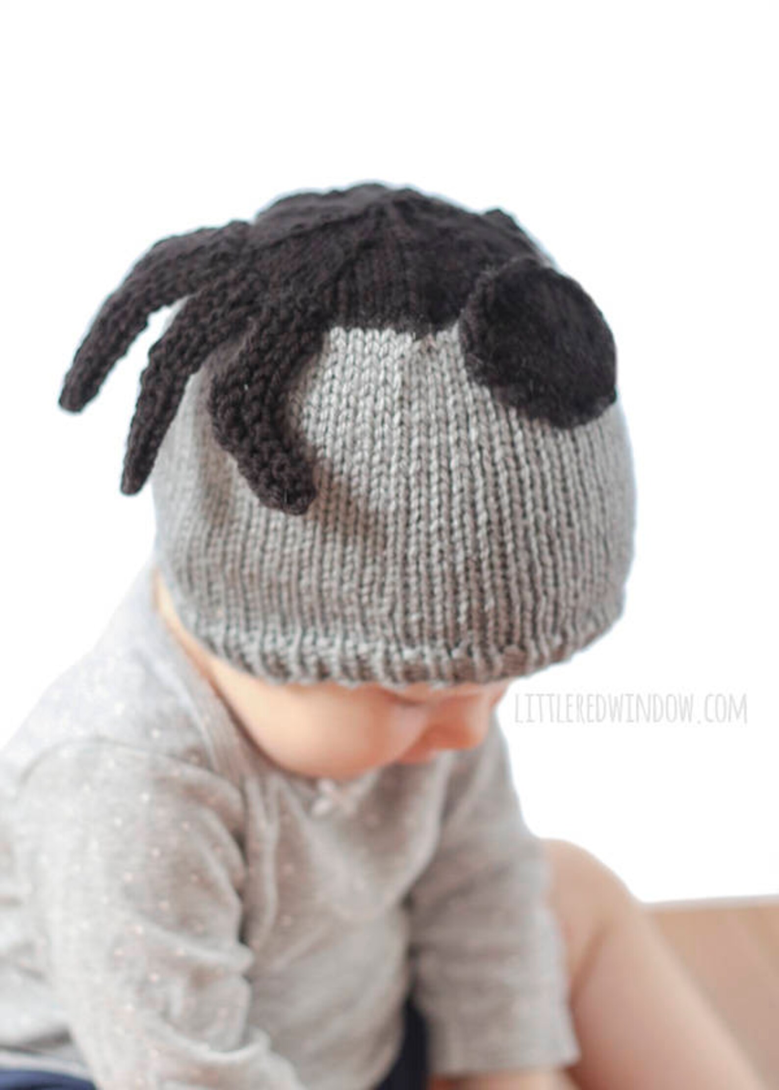 Baby Spider Hat KNITTING PATTERN - Halloween Knit Hat Pattern, Toddler ...