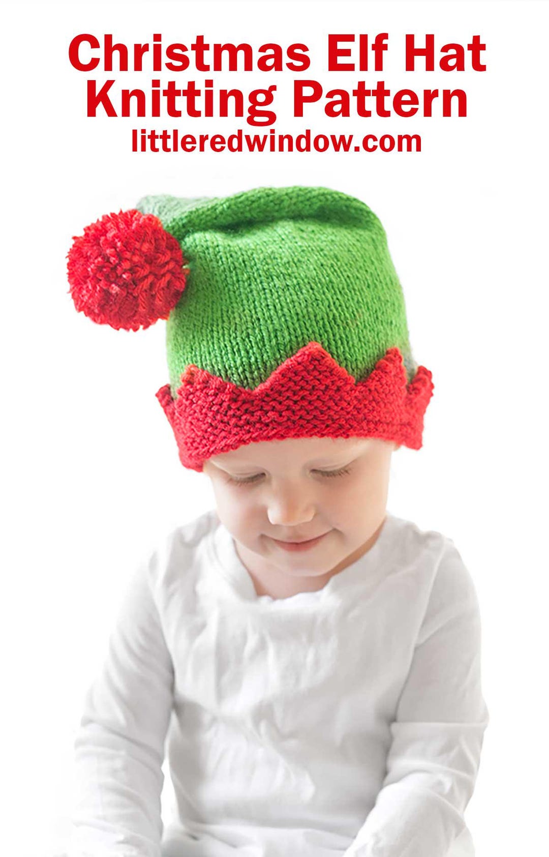 Christmas Elf Hat KNITTING PATTERN / Elf Hat Pattern / Knit Elf Hat ...