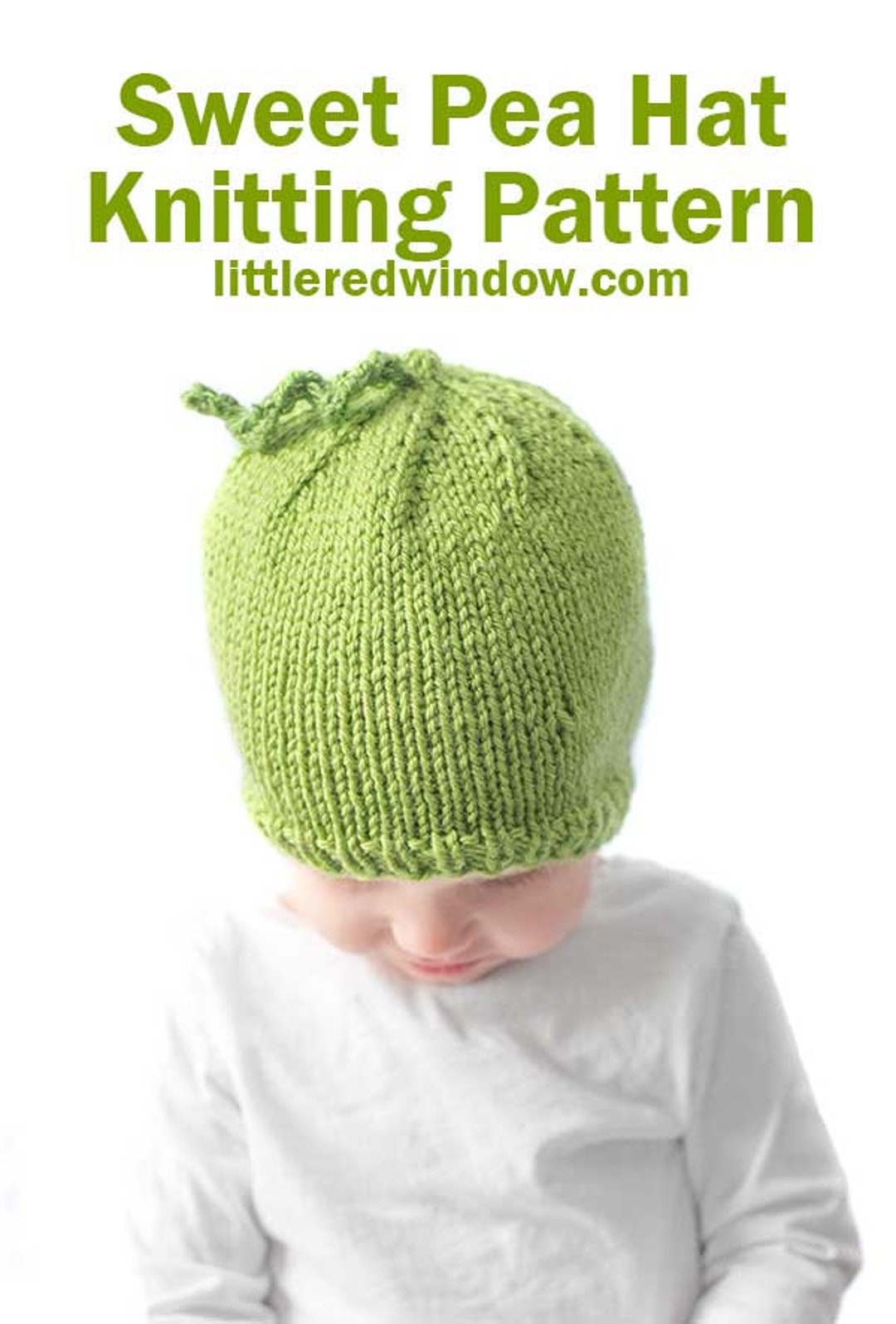 Sweet Pea Hat KNITTING PATTERN / Pea Pattern /knit Pea Pattern / Pea ...