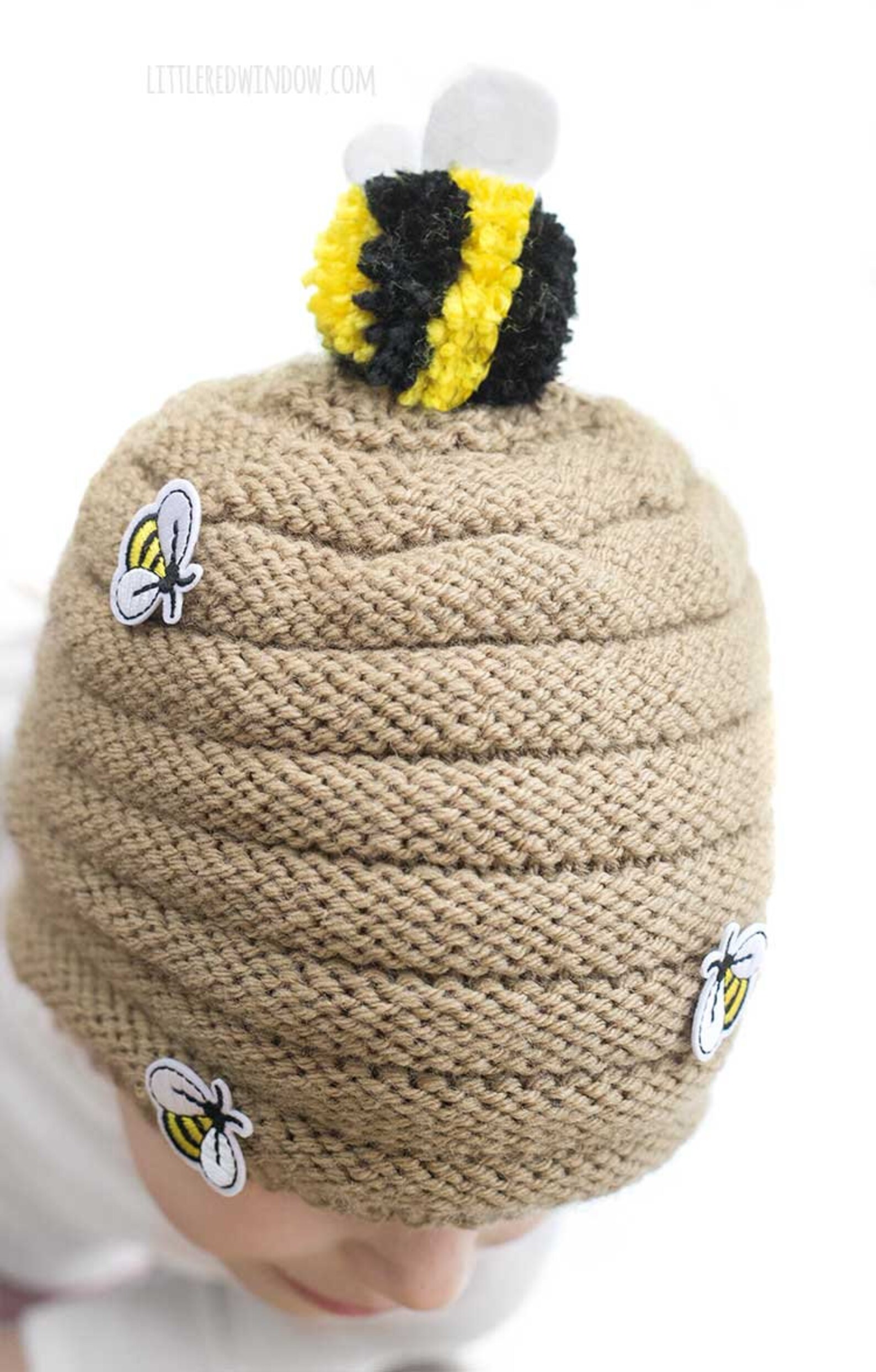 Beehive Hat KNITTING PATTERN / Bee Knitting Pattern / Beehive Knitting ...