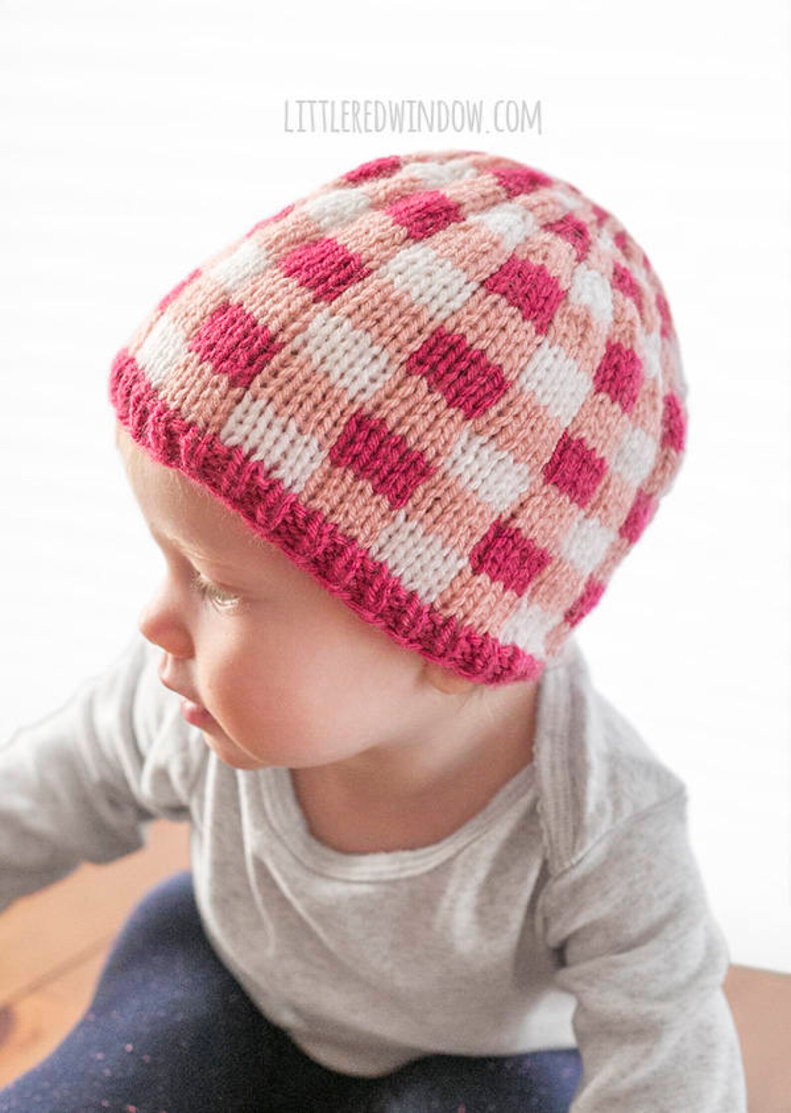 Buffalo Plaid Hat KNITTING PATTERN / Fair Isle Pattern/ Buffalo Plaid ...