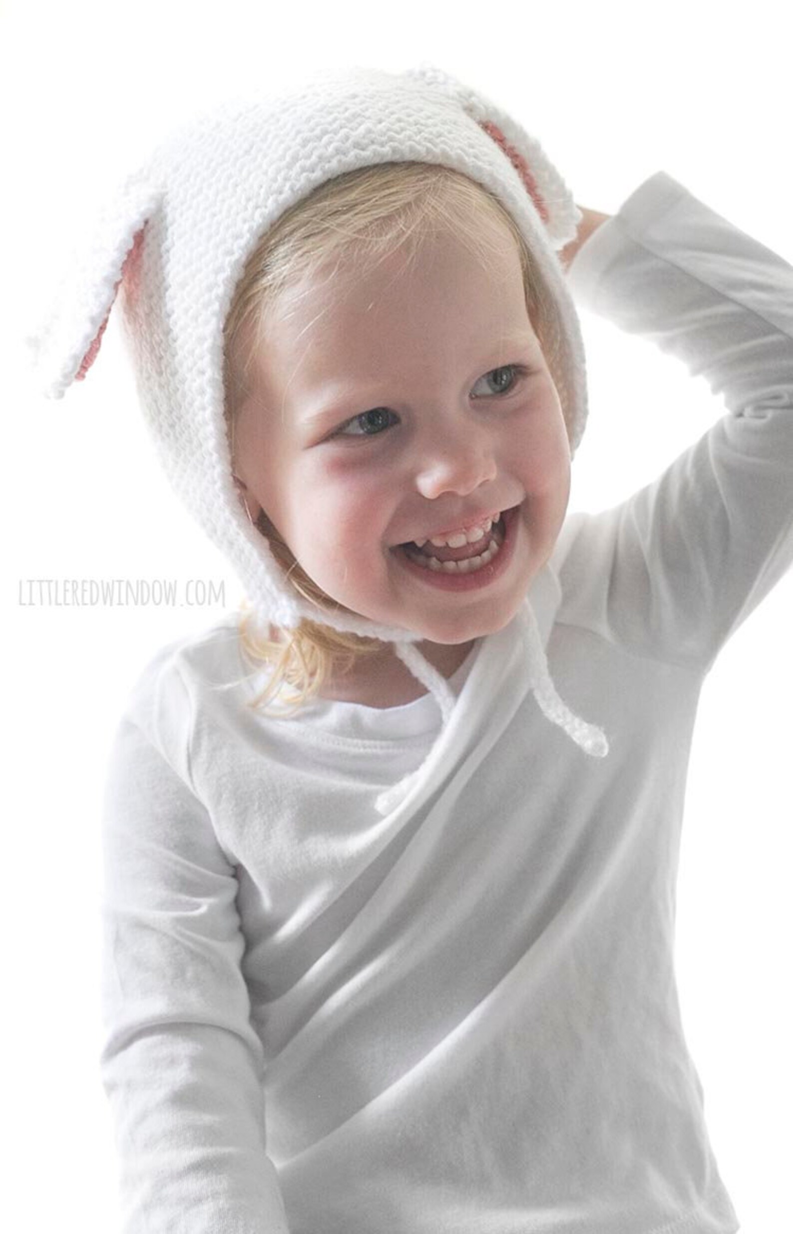Lamb Bonnet KNITTING PATTERN // Easy Bonnet Knitting Pattern // Lamb ...