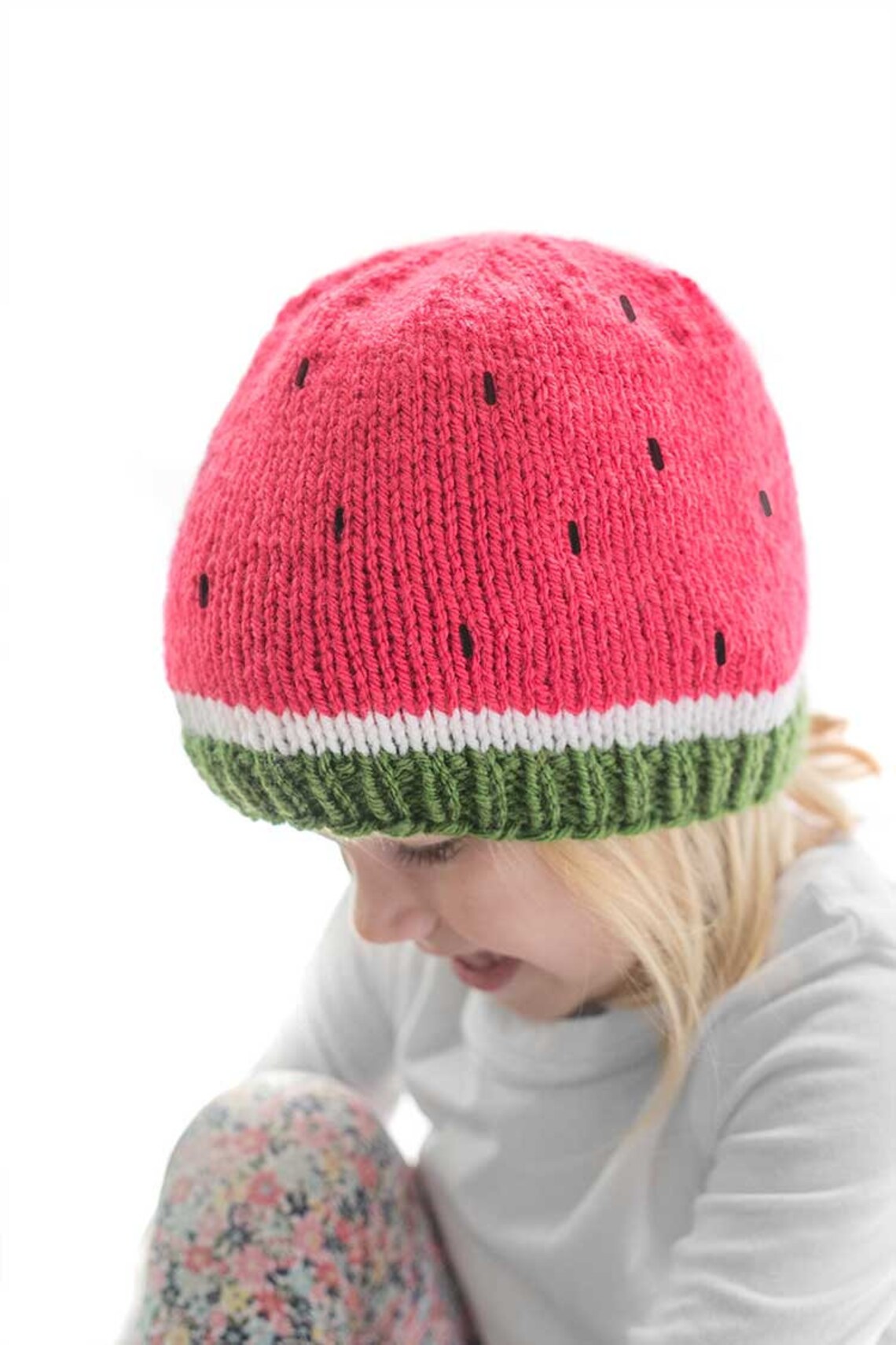 Watermelon Baby Hat KNITTING PATTERN / Watermelon Pattern / Watermelon ...
