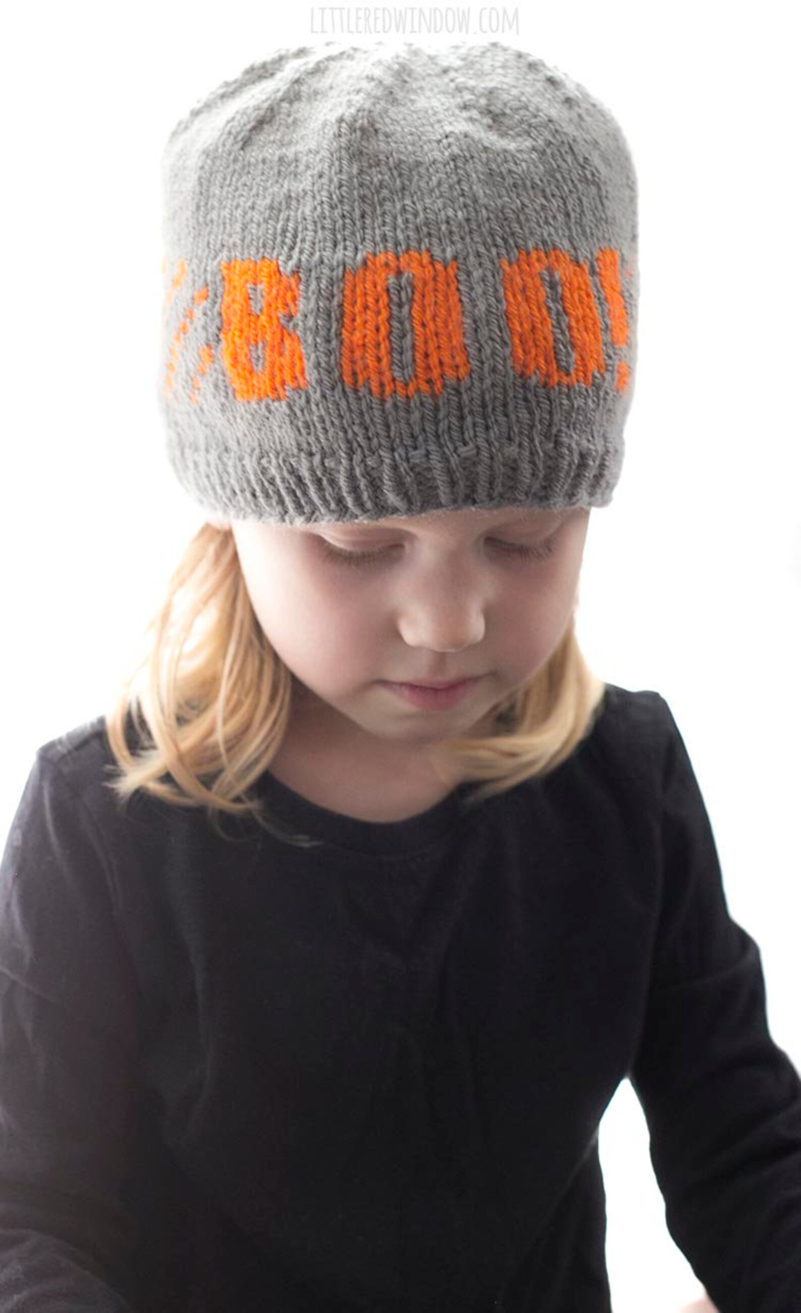 Halloween BOO Hat KNITTING PATTERN / Halloween Baby Hat - Etsy