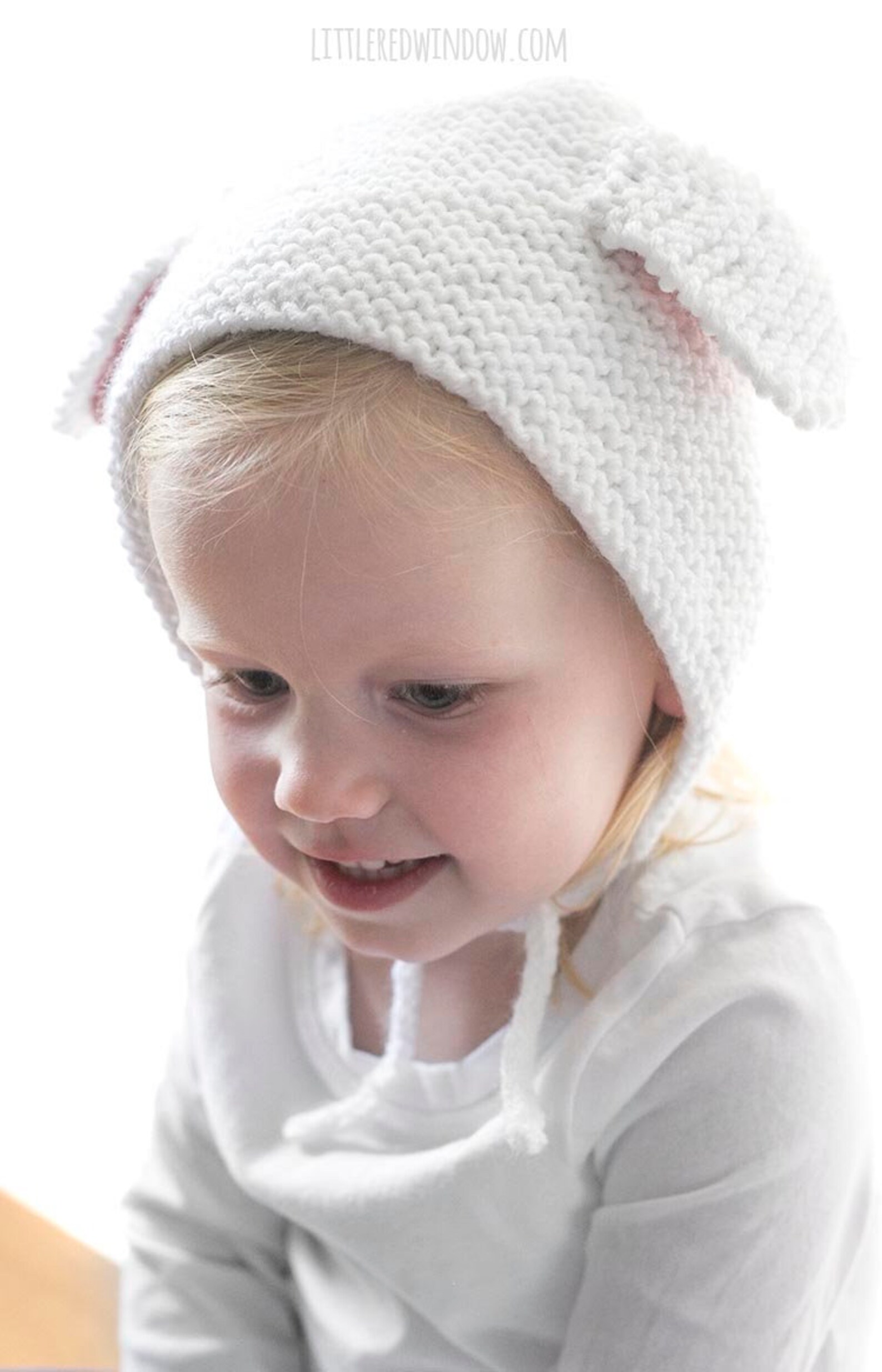 Lamb Bonnet KNITTING PATTERN // Easy Bonnet Knitting Pattern // Lamb ...
