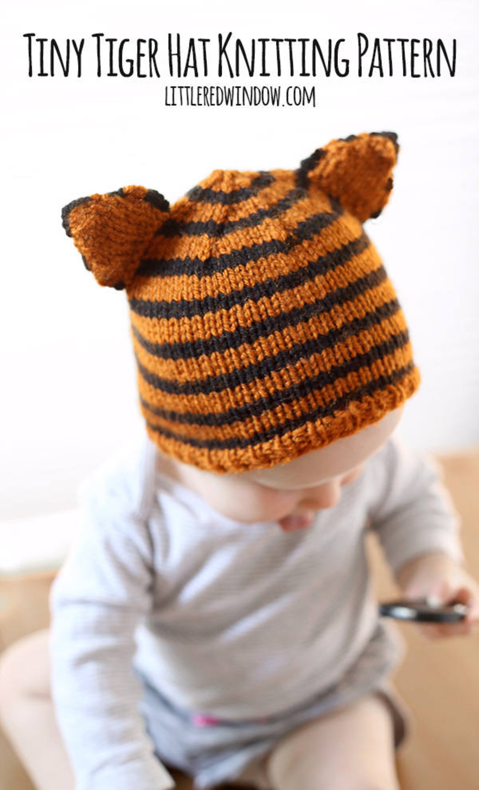 Tiger Baby Hat KNITTING PATTERN / Tiger Hat Pattern /baby Tiger Hat ...