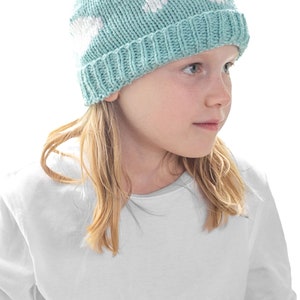 Blue Sky Hat Knitting Pattern / Cloud Hat Knitting Pattern / Cloud ...