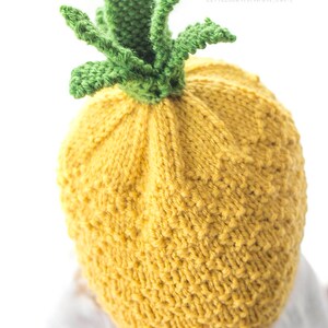 Pineapple Hat KNITTING PATTERN / Knit Pineapple Hat Pattern / - Etsy