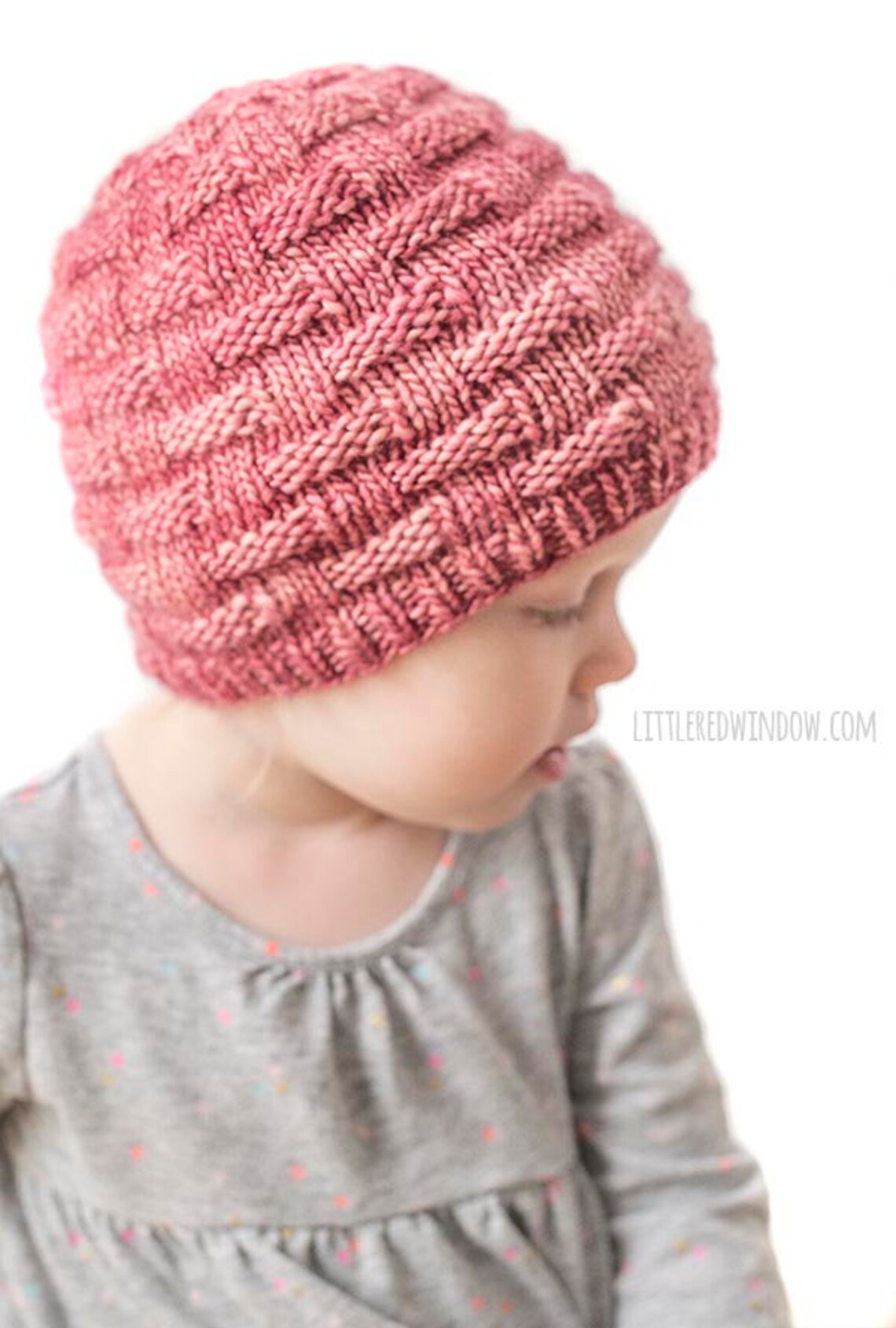 Simple Basketweave Hat KNITTING PATTERN / Textured Baby Hat / Easy ...