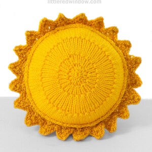 Sweet Sun KNITTING PATTERN / Knit Sun Pattern / Sun Knitting Pattern ...
