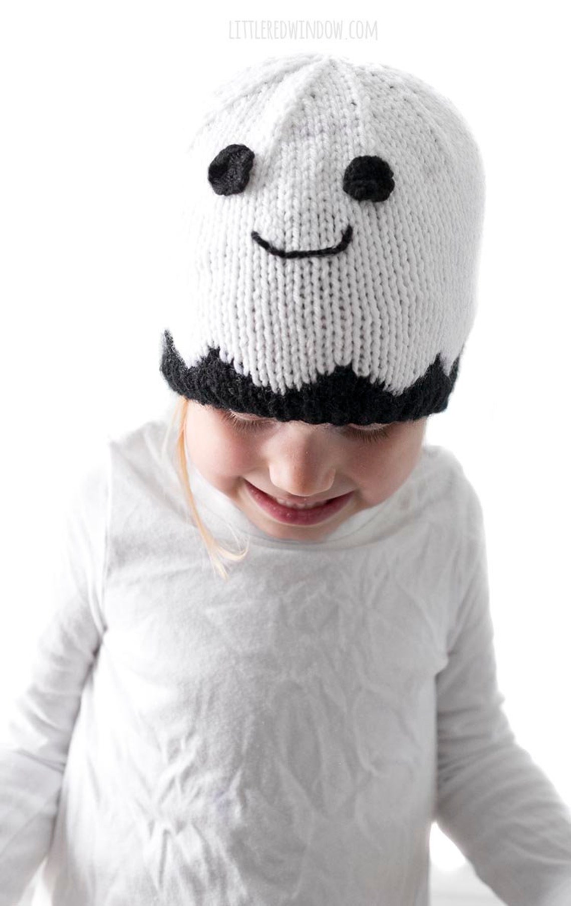 Little Ghost Hat KNITTING PATTERN / Ghost Pattern / Knit Ghost - Etsy