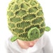 Turtle Hat KNITTING PATTERN for Babies and Toddlers / Turtle Hat ...