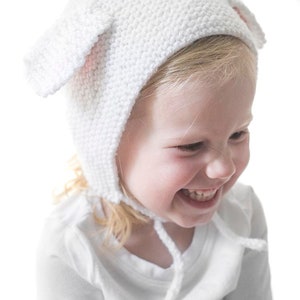 Lamb Bonnet KNITTING PATTERN // Easy Bonnet Knitting Pattern // Lamb ...