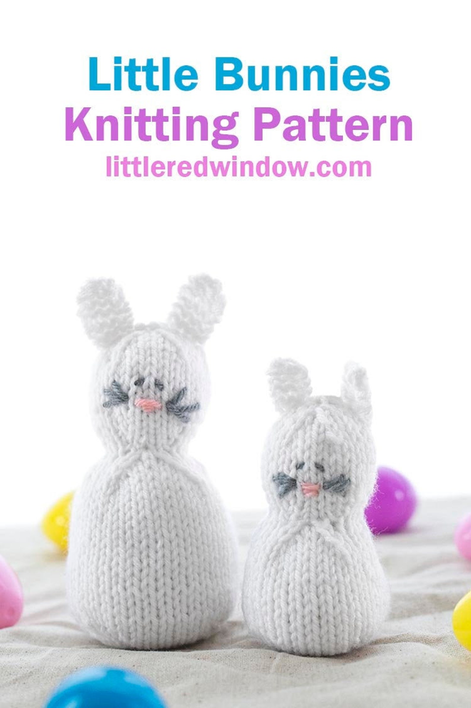 Easter Bunny KNITTING PATTERN / Knit Bunny Pattern / Easter | Etsy