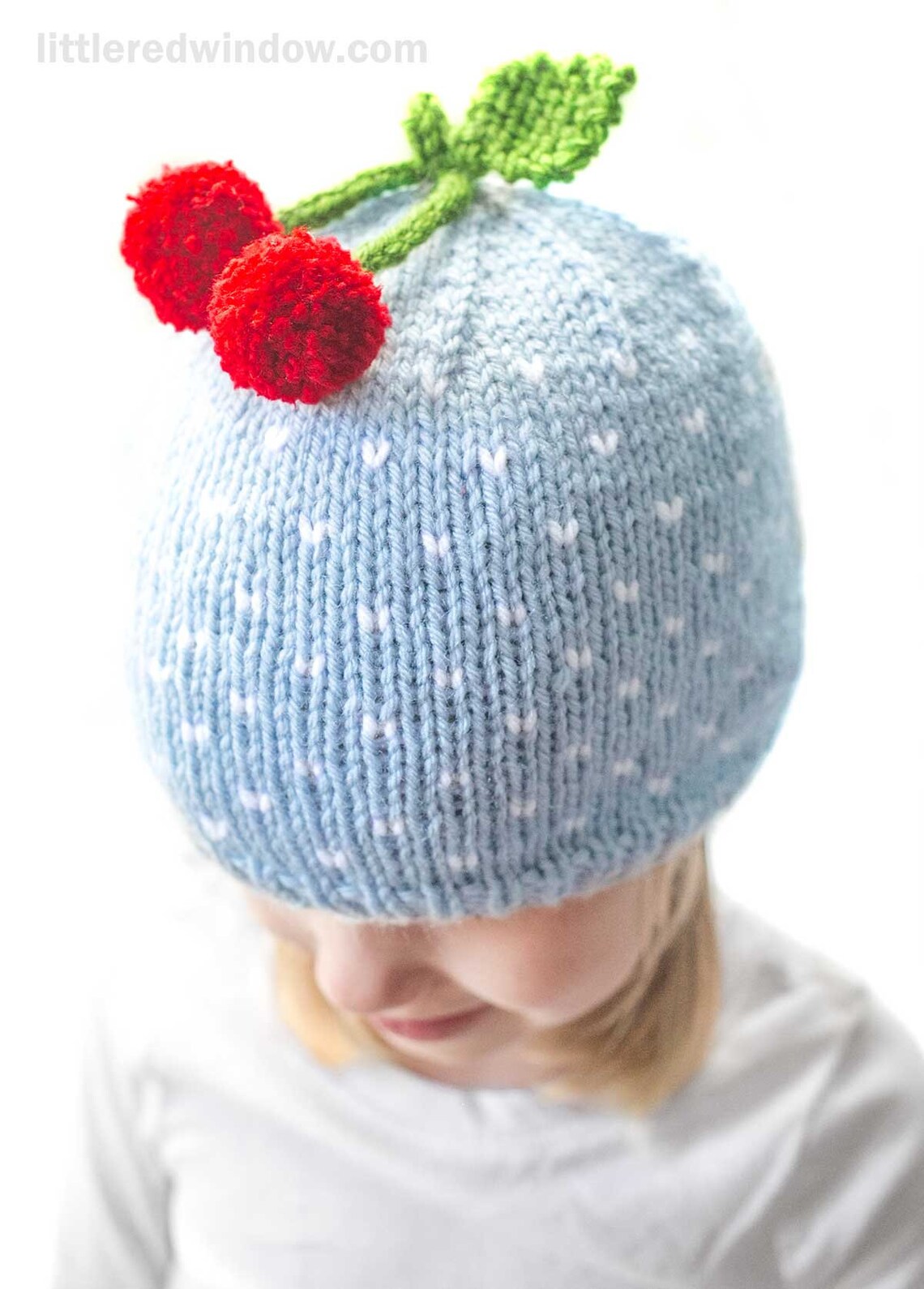 Sweet Cherry KNITTING PATTERN / Cherry Pattern / Knit Cherry Hat / Red ...