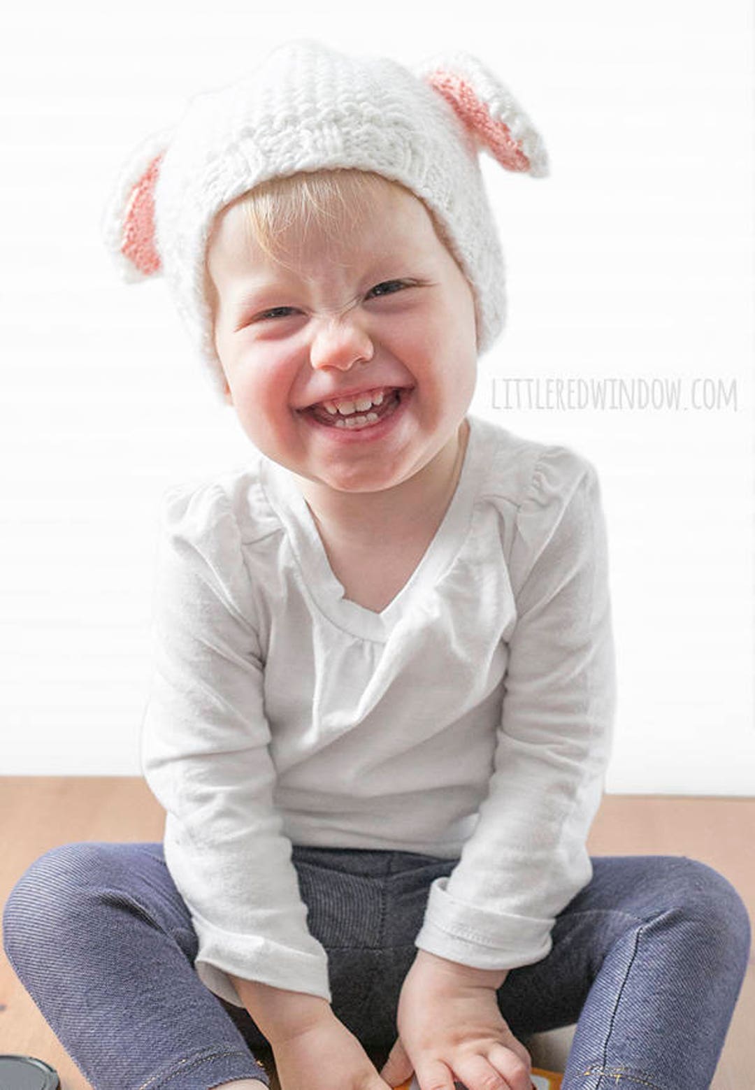 Lamb Baby Hat KNITTING PATTERN // Baby Sheep Hat Knitting Pattern ...