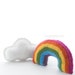 Cloud & Rainbow KNITTING PATTERNS / Knit Rainbow Pattern / Knit Cloud ...