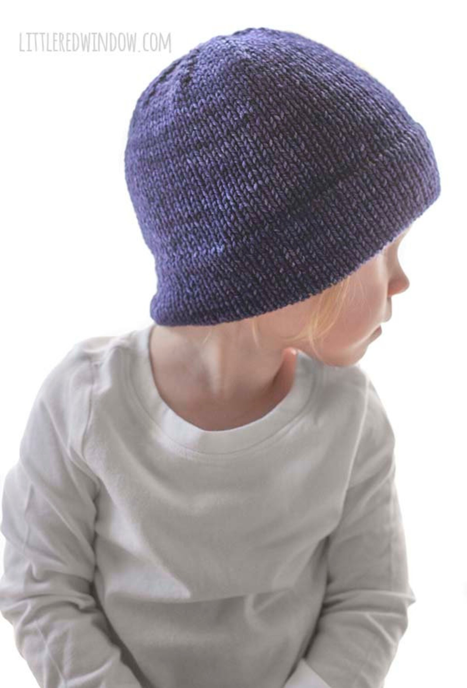 Easy Double Brim Hat KNITTING PATTERN / Warm Hat Pattern / - Etsy