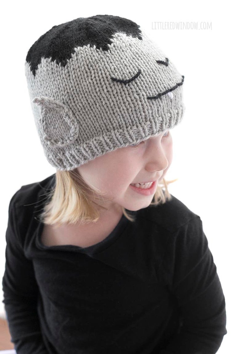 Vampire Hat KNITTING PATTERN / Monster Hat Pattern / DIY Vampire ...