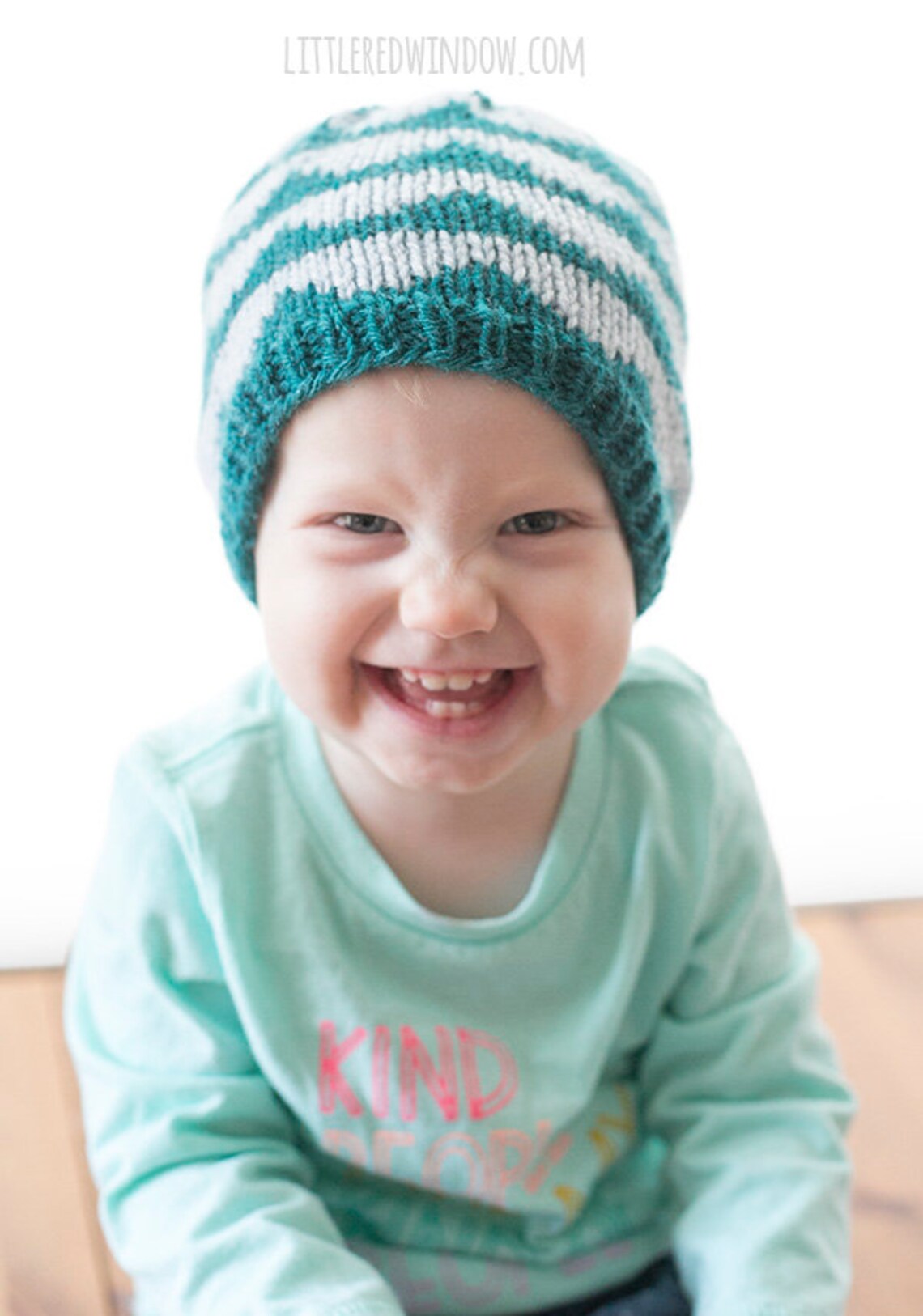 Simple Scallop Hat KNITTING PATTERN / Geometric Pattern / | Etsy