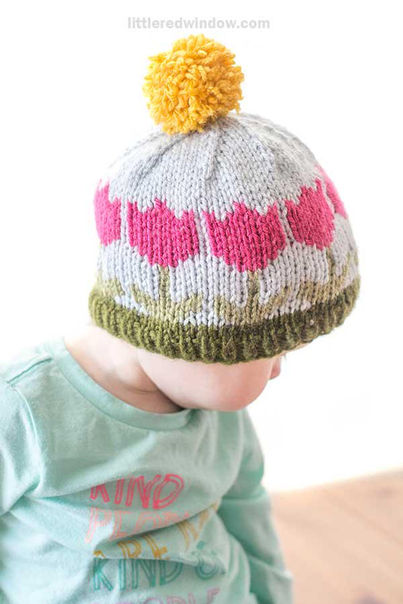 Tulip Hat KNITTING PATTERN / Flower Hat Pattern / Knit Flower Pattern ...