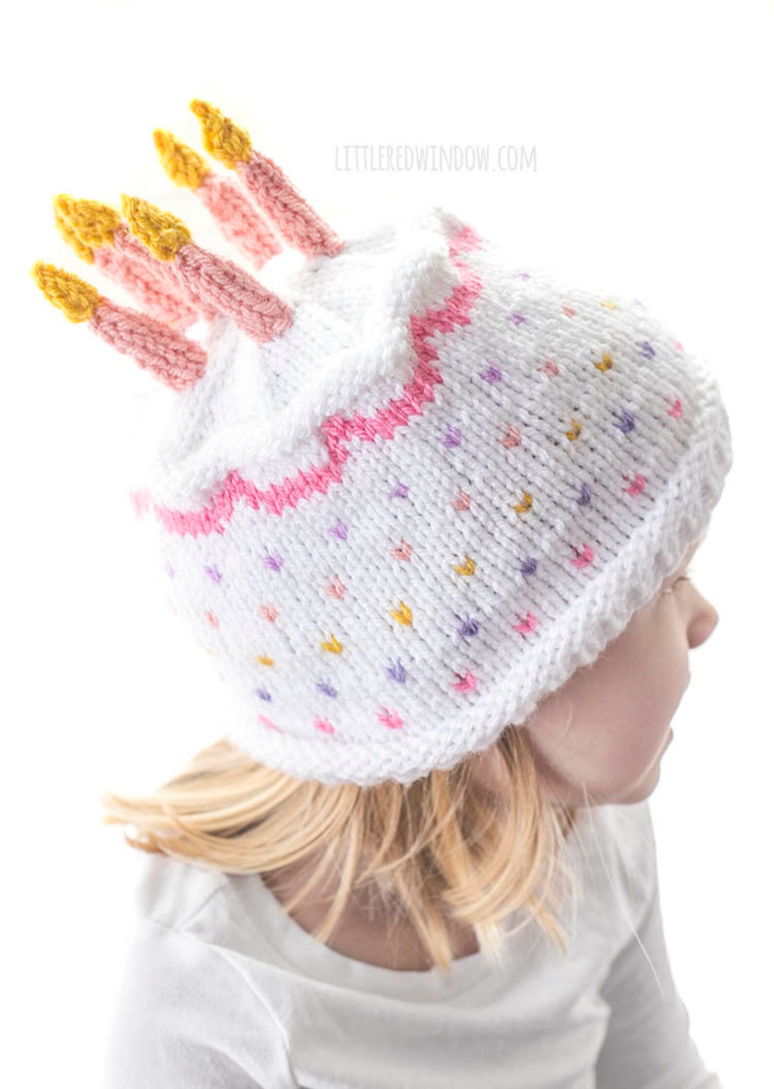 Birthday Cake Hat KNITTING PATTERN / Birthday Hat Knitting Pattern ...