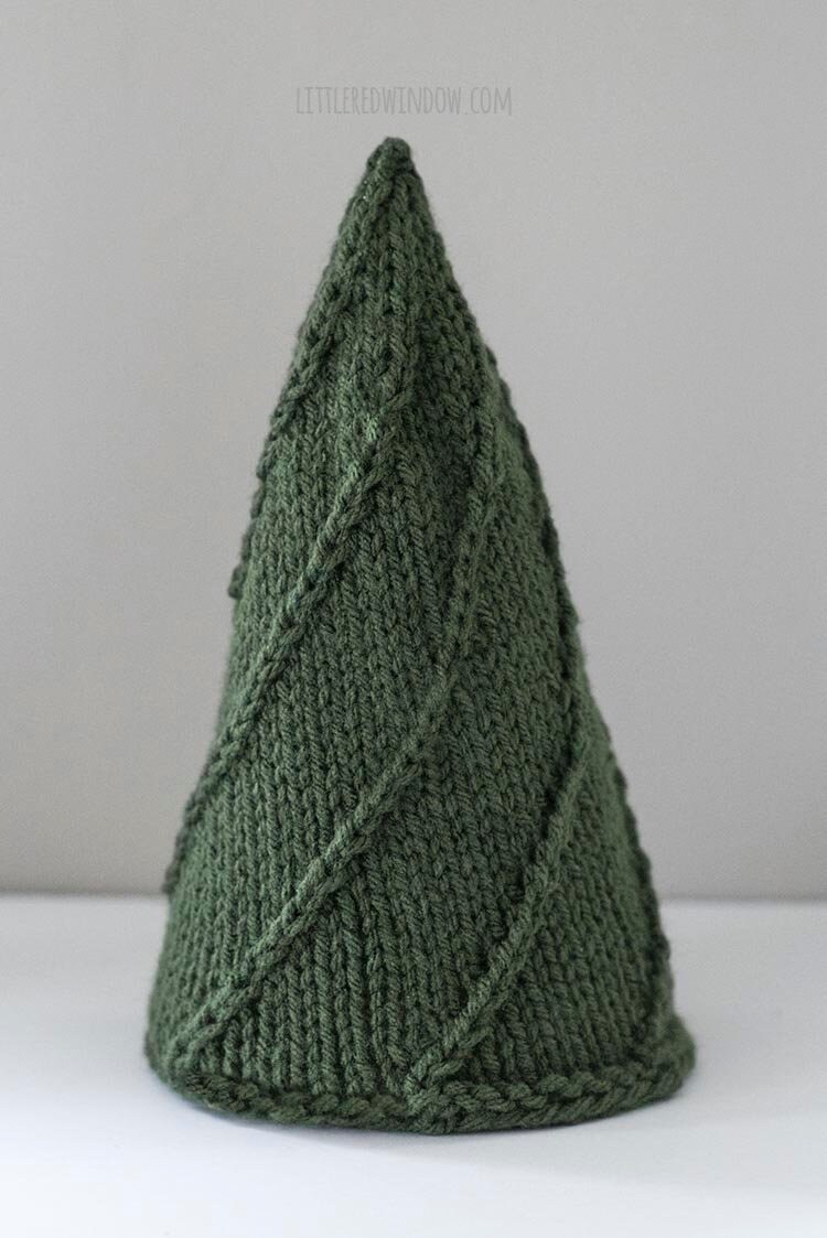 Knit Christmas Trees KNITTING PATTERN / Christmas Knitting Pattern ...