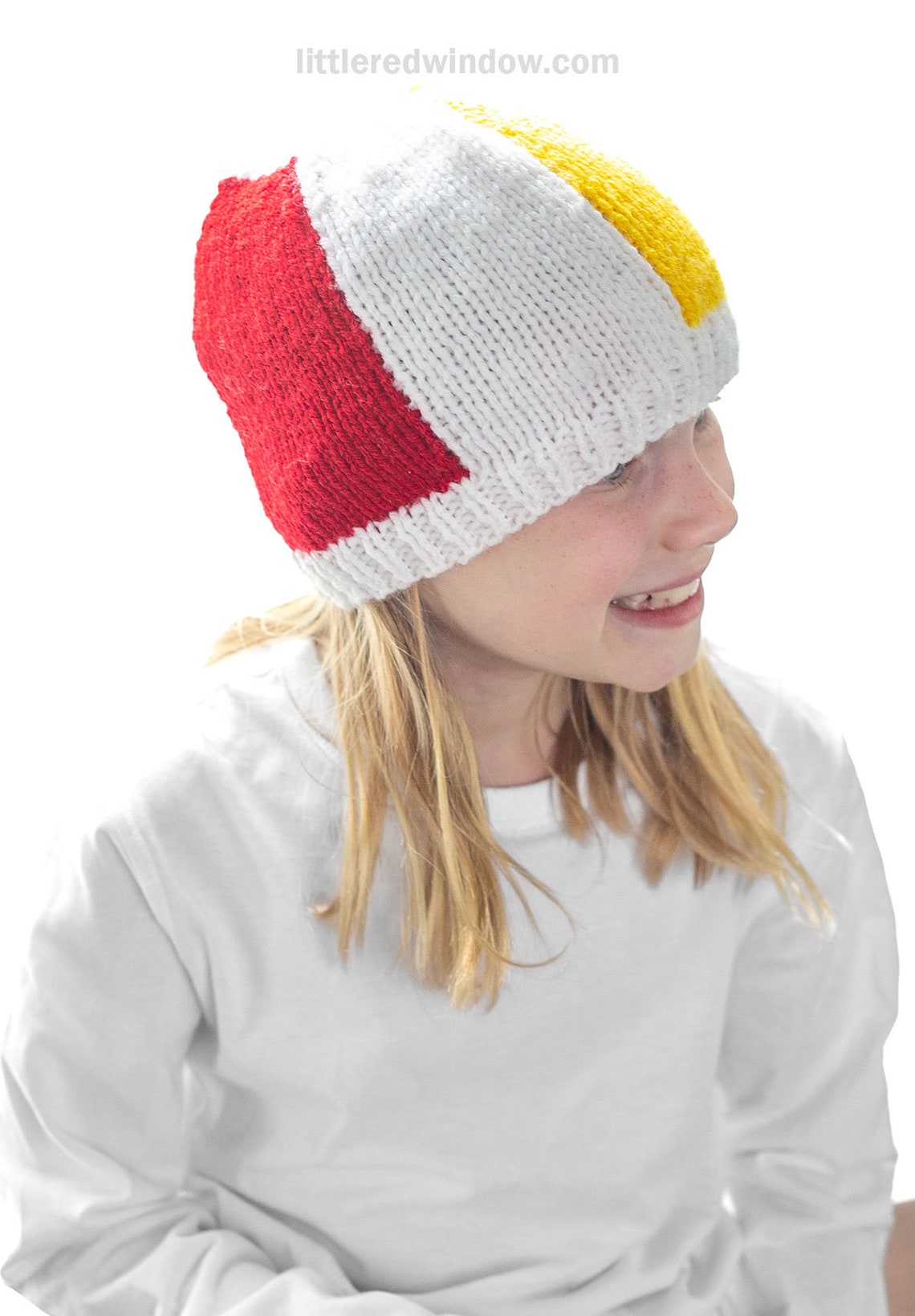 Beach Ball Hat KNITTING PATTERN / Beach Ball Pattern / Summer Knitting ...