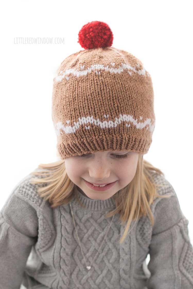 Gingerbread Hat KNITTING PATTERN / Gingerbread Pattern / Christmas Hat ...