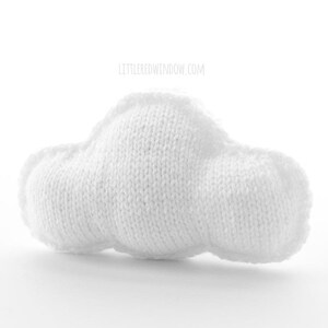 Cloud & Rainbow KNITTING PATTERNS / Knit Rainbow Pattern / Knit Cloud ...