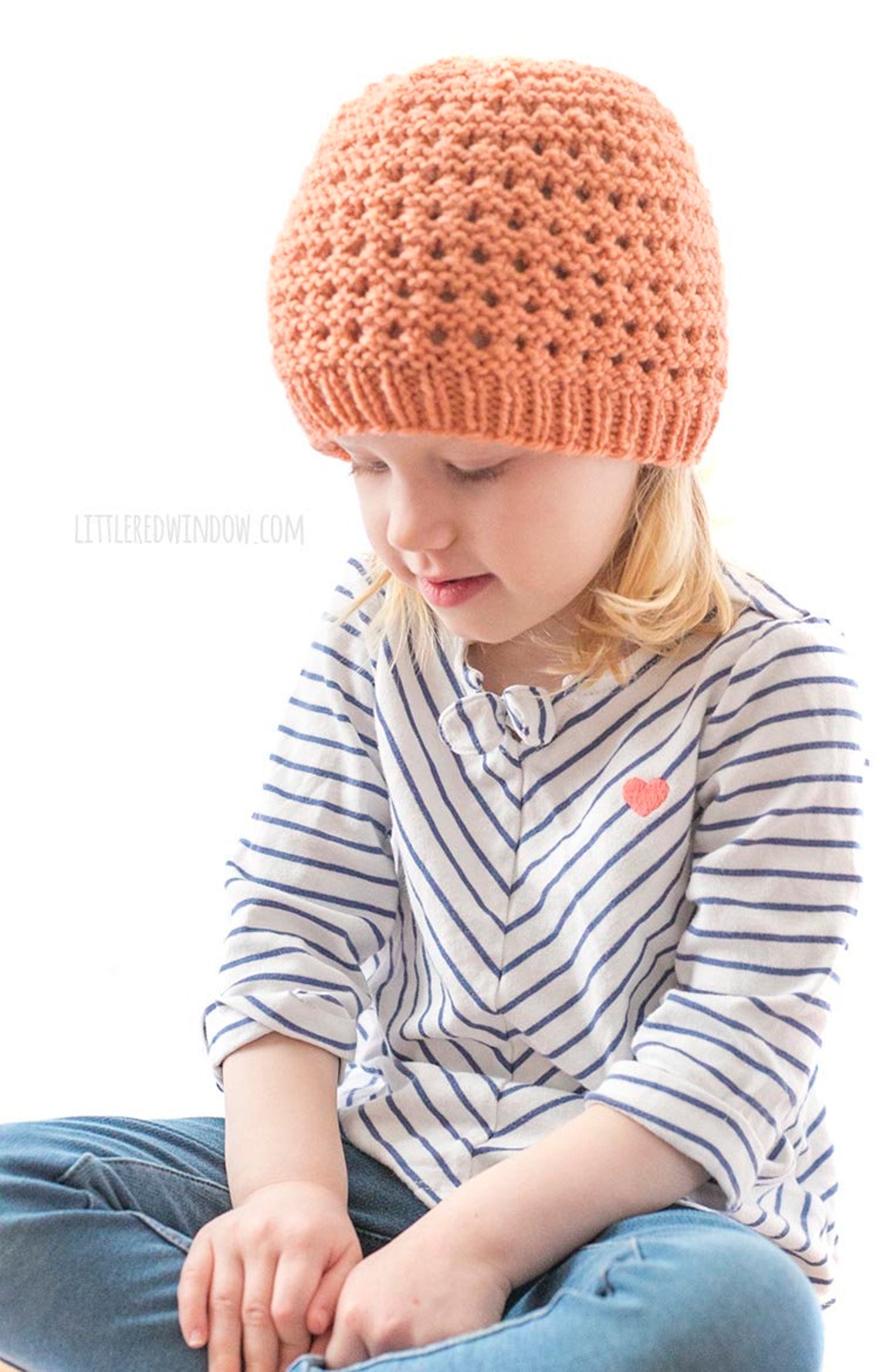 Lace Grid Hat KNITTING PATTERN / Easy Lace Hat Pattern / Lace Baby Hat ...
