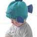 Fish Hat KNITTING PATTERN / Fish Hat Pattern / Baby Fish Hat / Small ...