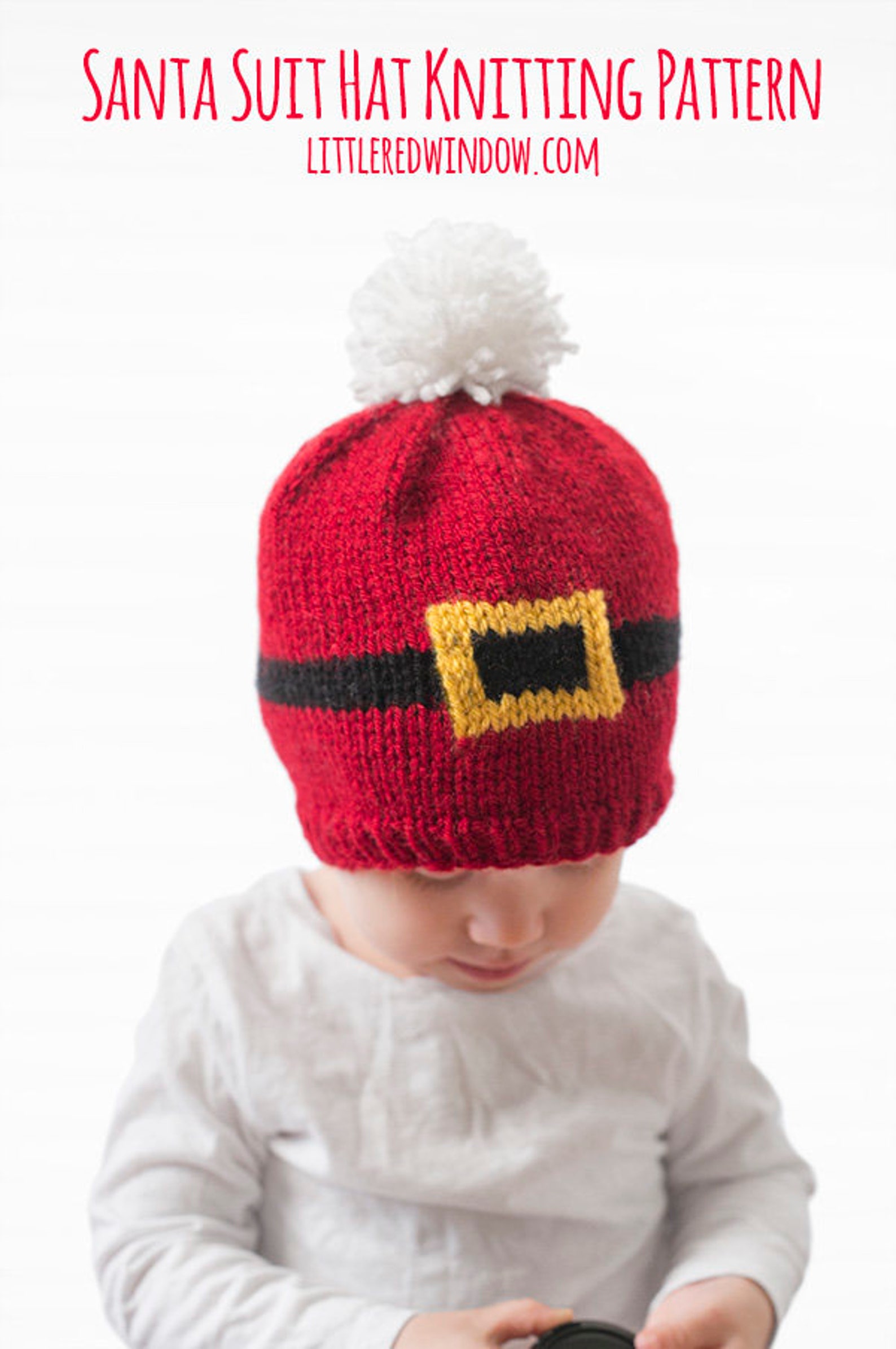 Baby Santa Suit Hat KNITTING PATTERN / Santa Hat Pattern / - Etsy