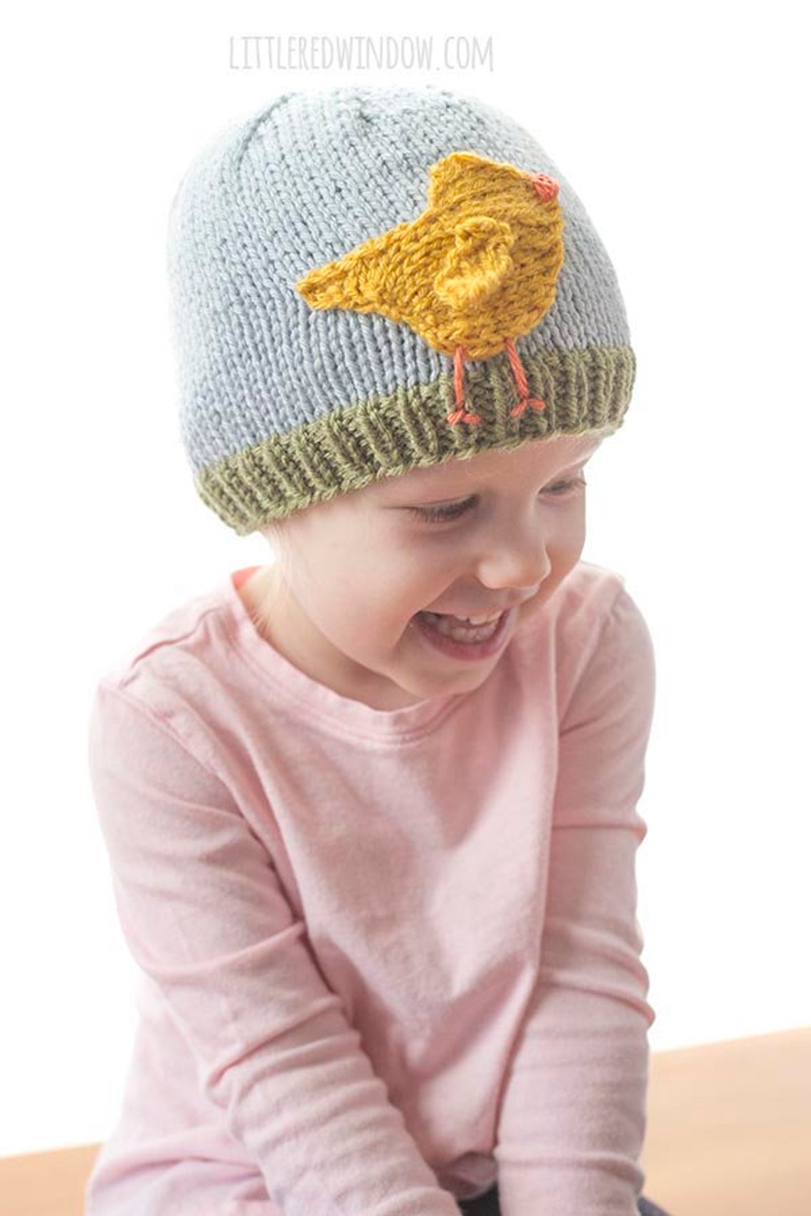 Easter Chick Hat KNITTING PATTERN Easter Chick Pattern /baby Chicken ...