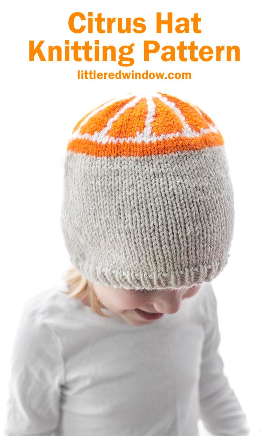Citrus Hats KNITTING PATTERN / Lemon Hat Knitting Pattern / Orange Hat ...