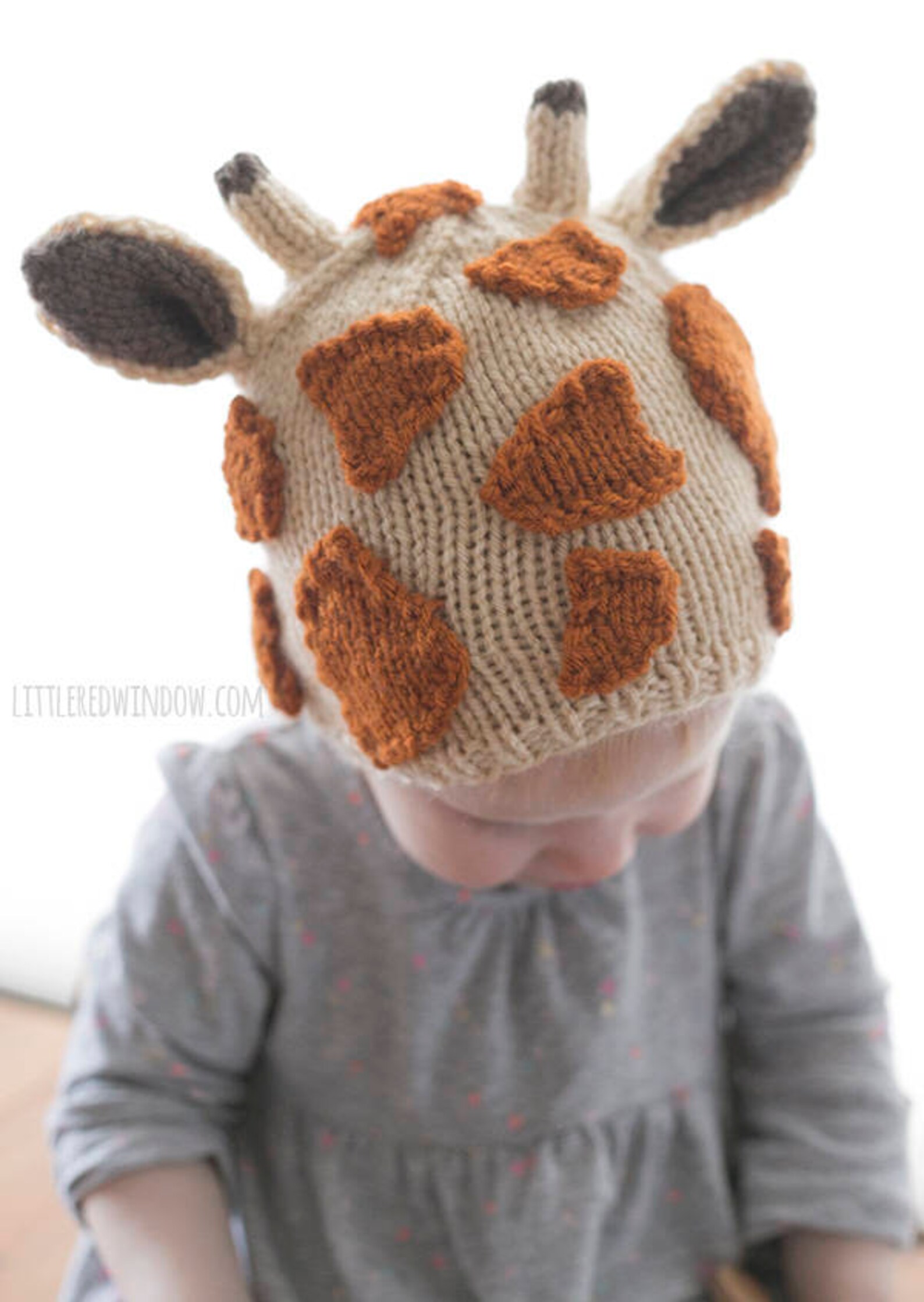 Giraffe Hat KNITTING PATTERN / Giraffe Pattern / Giraffe Baby Hat ...