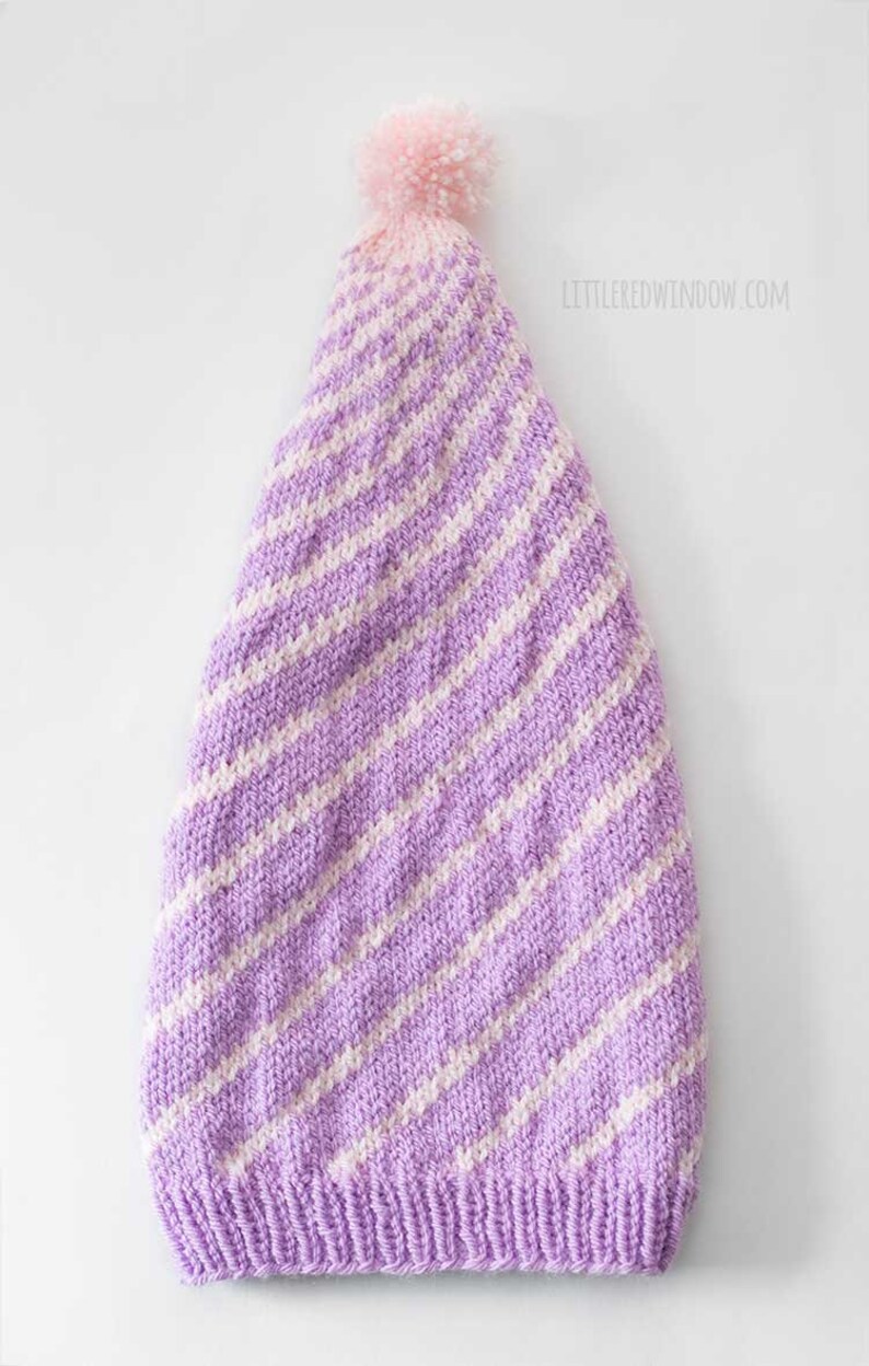 Twist Stocking Cap KNITTING PATTERN / Stocking Cap Pattern / - Etsy