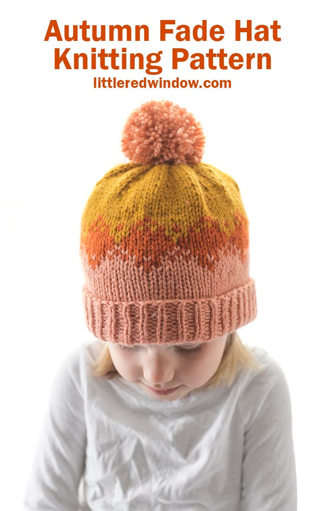 Autumn Fade Hat KNITTING PATTERN / Fall Hat Knitting Pattern / Knit ...