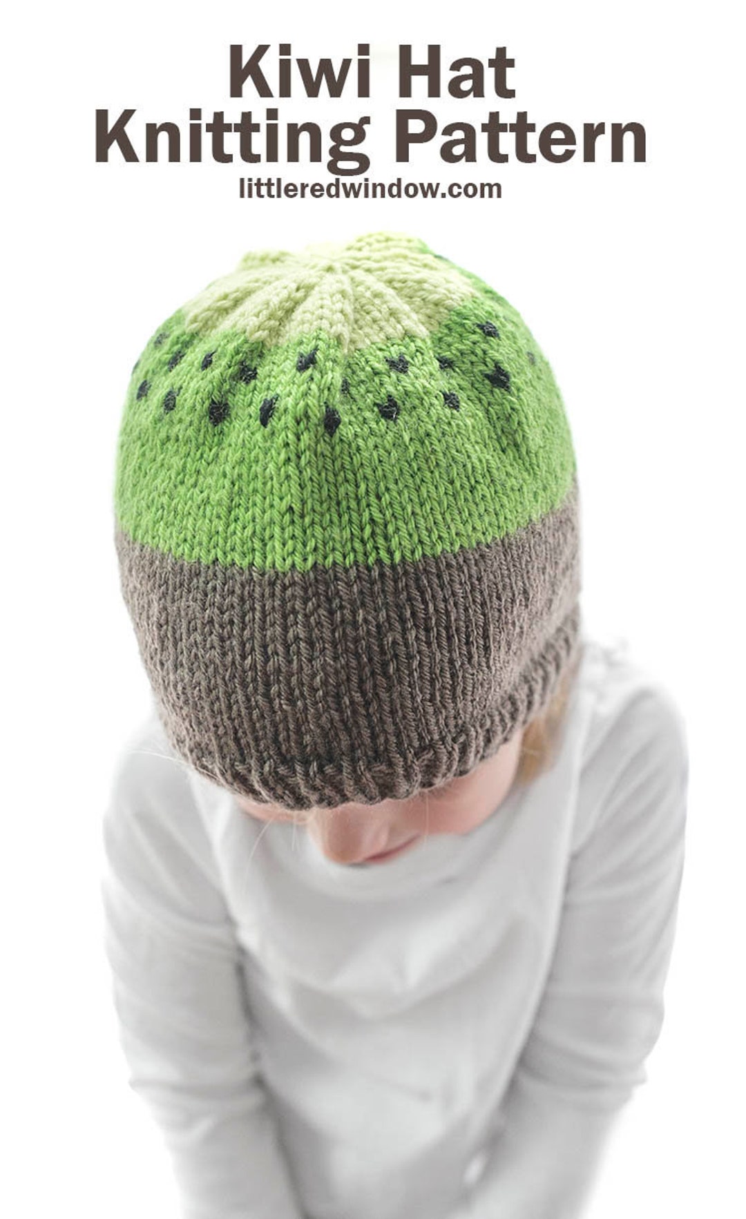 Kiwi Hat KNITTING PATTERN / Knit Kiwi Hat Pattern / Summer Knit Hat ...