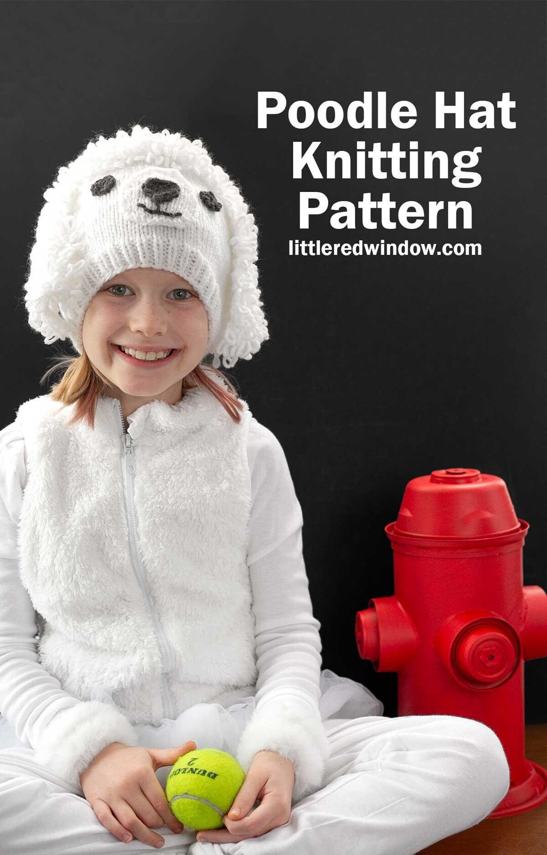 Poodle Hat KNITTING PATTERN / Easy Dog Hat Knitting Pattern / Poodle ...