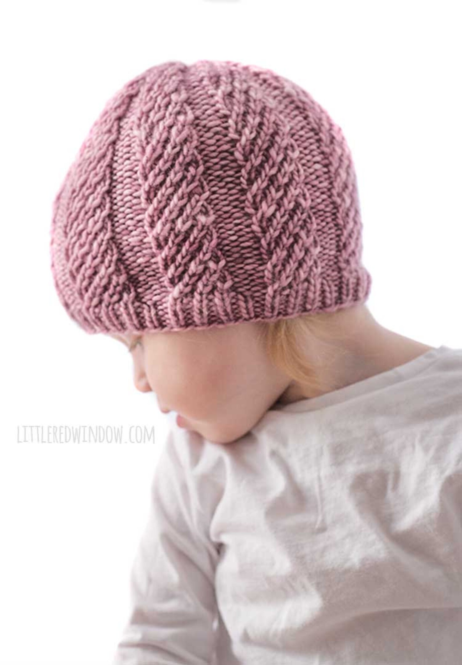 Twisted Rib Hat KNITTING PATTERN / Ribbed Hat Pattern / Ribbed - Etsy