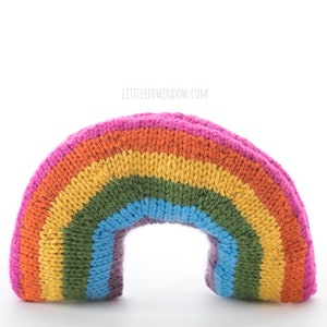 Cloud & Rainbow KNITTING PATTERNS / Knit Rainbow Pattern / Knit Cloud ...