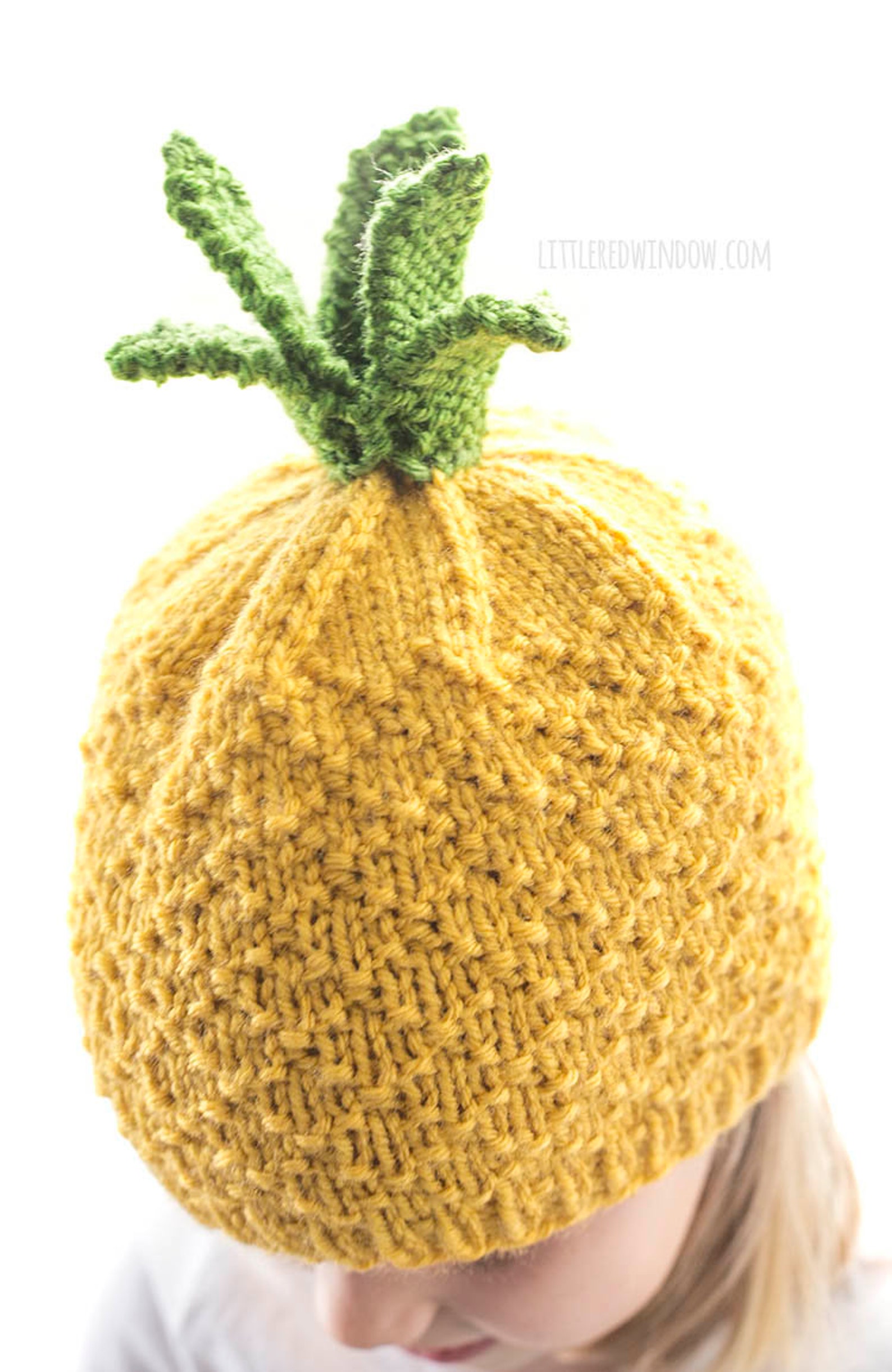 Pineapple Hat KNITTING PATTERN / Knit Pineapple Hat Pattern / - Etsy