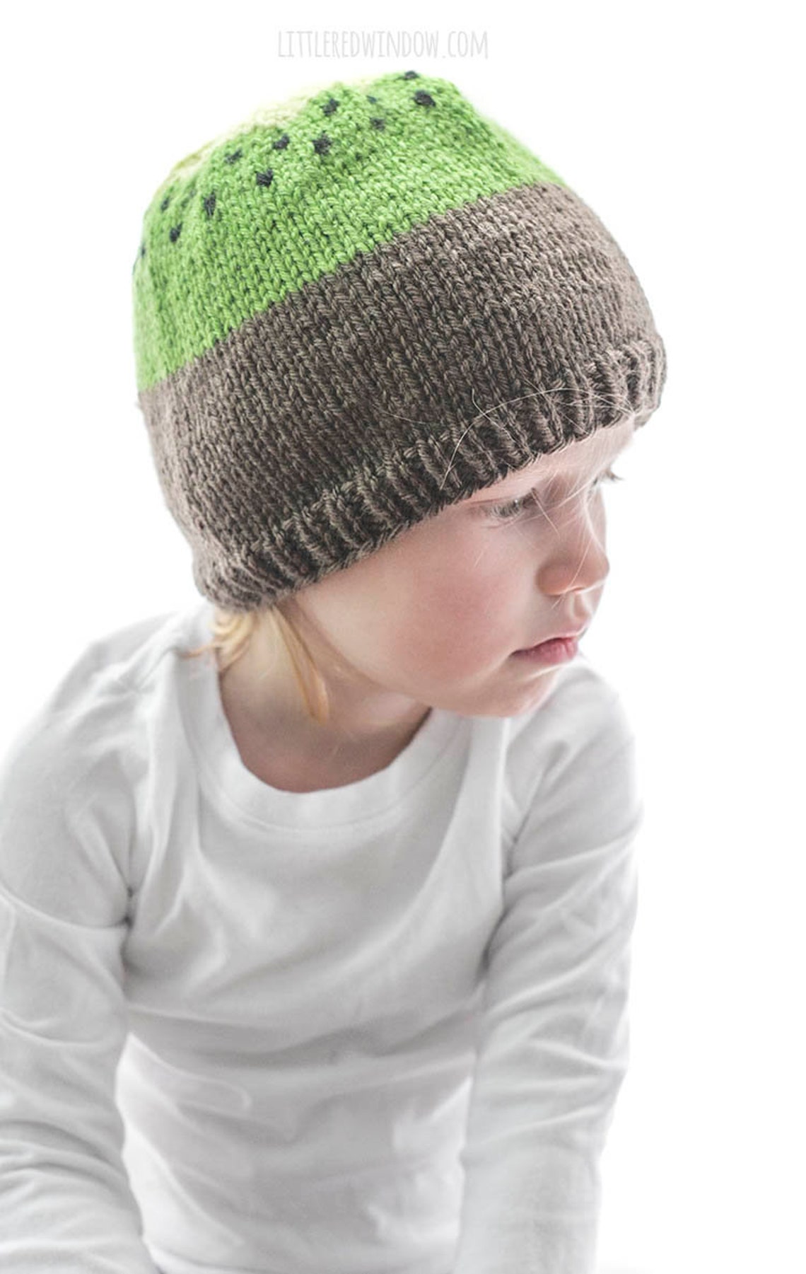 Kiwi Hat KNITTING PATTERN / Knit Kiwi Hat Pattern / Summer - Etsy