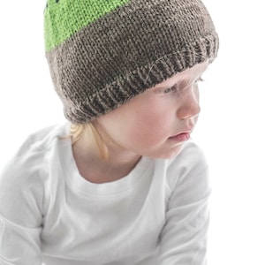 Kiwi Hat KNITTING PATTERN / Knit Kiwi Hat Pattern / Summer Knit Hat ...