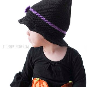 Little Witch Hat KNITTING PATTERN / Witch Hat Pattern / Knit - Etsy