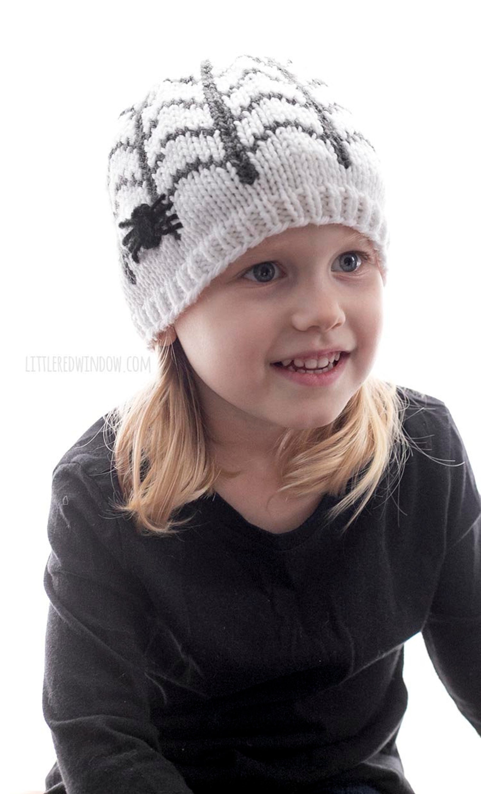 Spiderweb Hat KNITTING PATTERN / Halloween Spiderweb Pattern / - Etsy