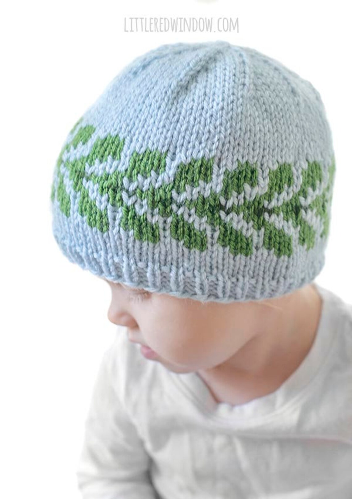 Vine Hat KNITTING PATTERN // Leaf Hat Pattern // Easy Baby Hat | Etsy