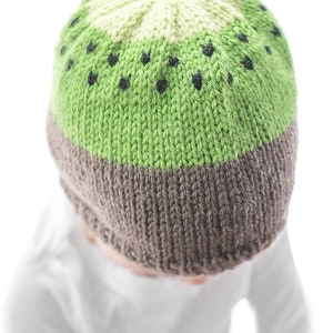 Kiwi Hat KNITTING PATTERN / Knit Kiwi Hat Pattern / Summer Knit Hat ...